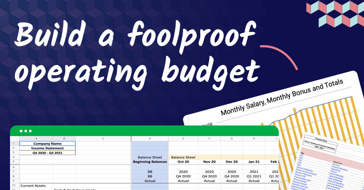 Creating a master budget: best practices for better collaboration